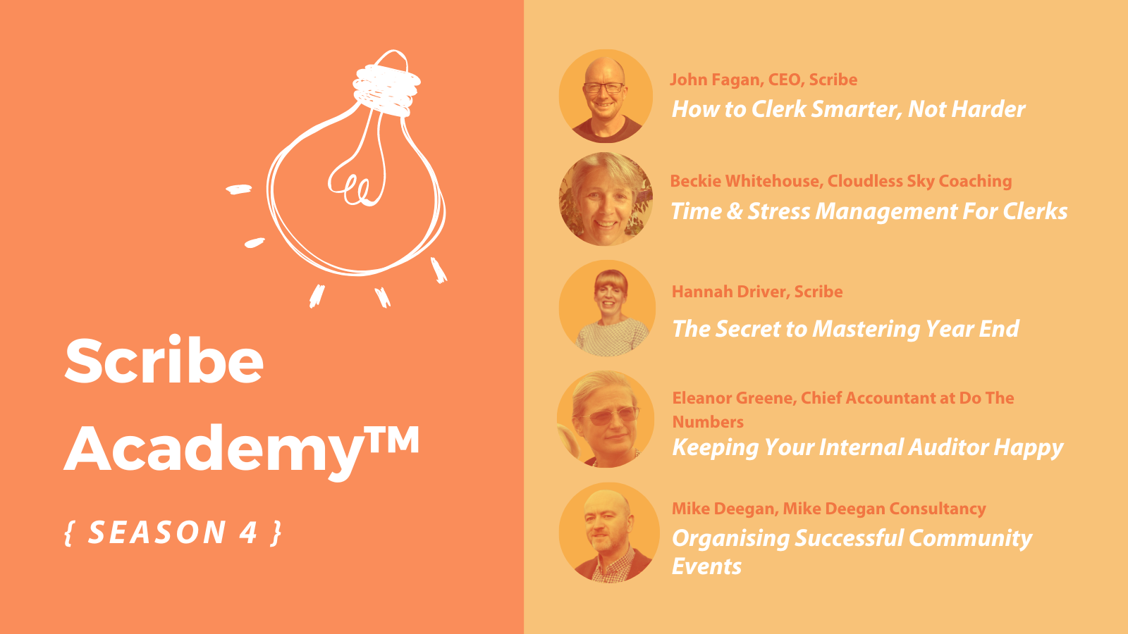 Scribe Academy™ (Season 4) - Free Webinars for Local Council Clerks and Councillors